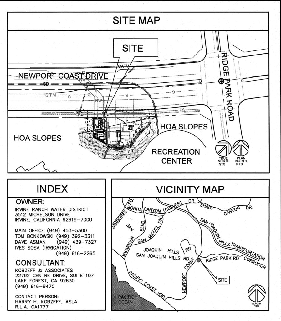 Irvine Ranch Water District-Newport Coast Landscape Rebid | SABP Print ...